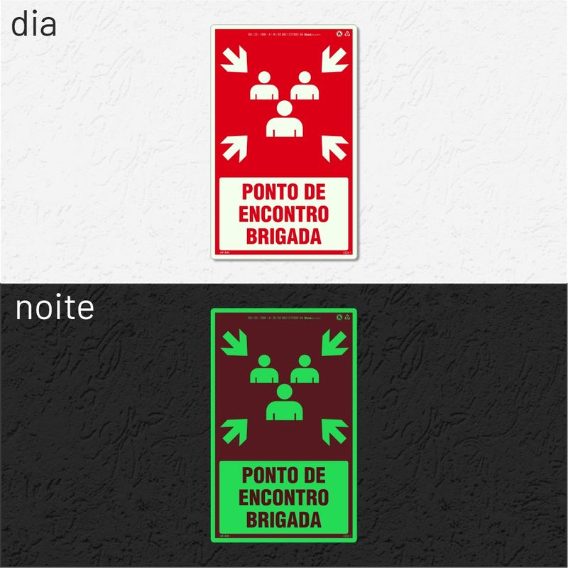 Placa Ponto De Encontro Fotoluminescente Brigada E44 - iSinaliza.com ... Placa Ponto De Encontro Fotoluminescente Brigada E44 - iSinaliza.com ...
