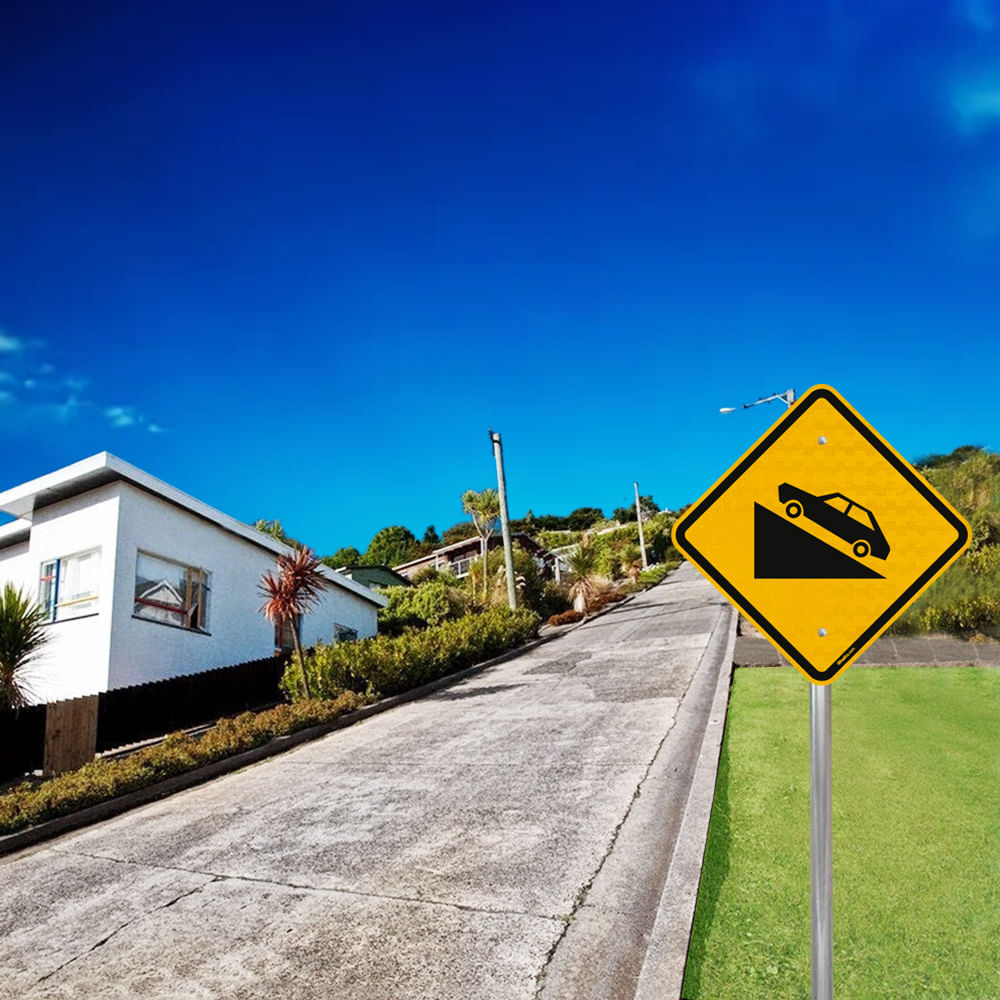 PLACA ACLIVE ACENTUADO A-20B - iSinaliza.com - Loja de Sinalização