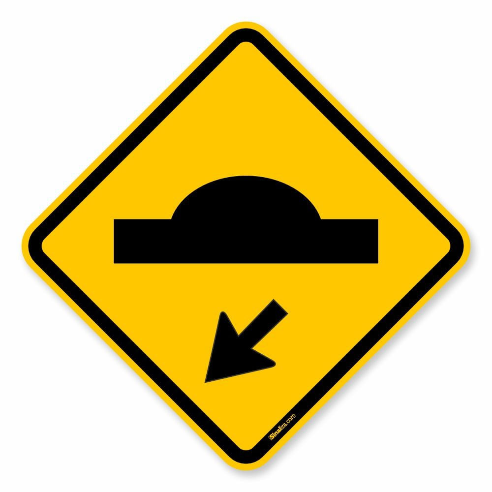 Placa Lombada A-18 Seta Esquerda Resolução Contran N 243 - iSinaliza ...